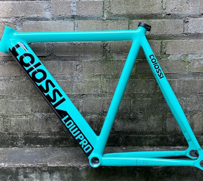 Khung xe đạp Fixed Gear COLOSSI Lowpro nhôm nhẹ không mối hàn | Lazada.vn
