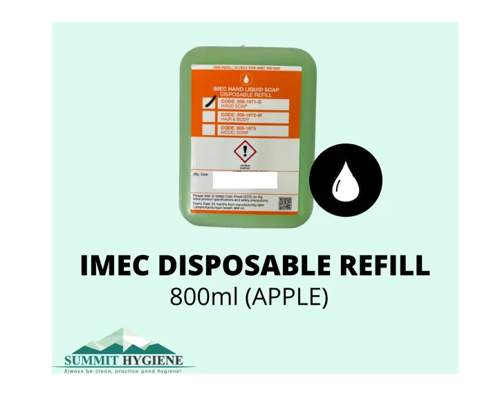 Imec Hand Soap Disposable Refill, 800ml | Lazada