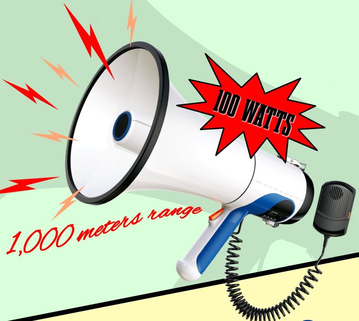 Megaphone 100 watts multipurpose | Lazada PH