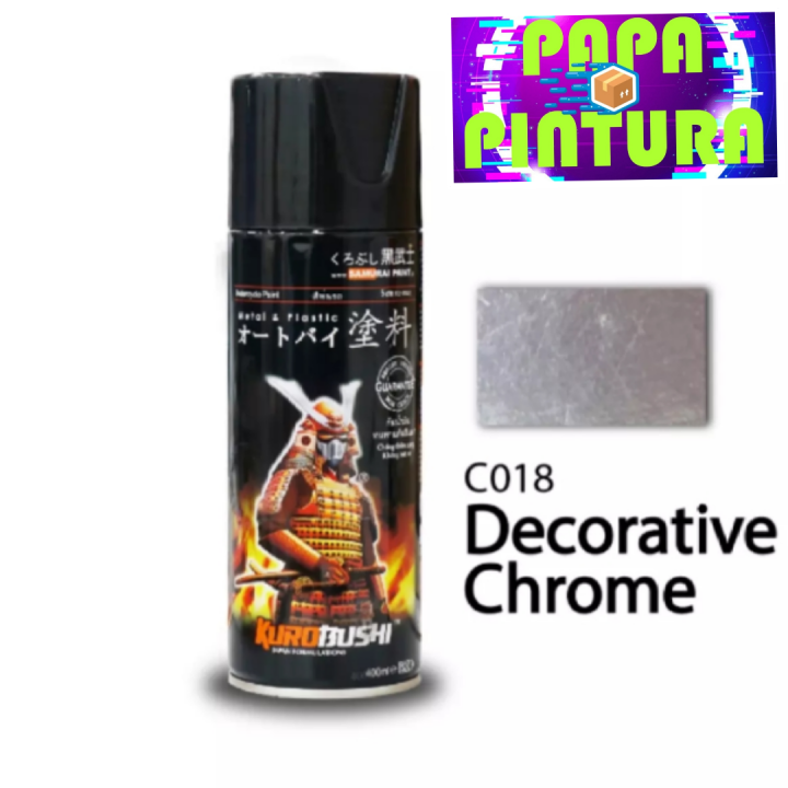 SAMURAI PAINT SPRAY DECORATIVE CHROME C018** WHEEL ALLOY (SPECIAL PAINT ...