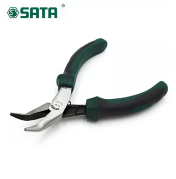 SATA 70613A HIGH LEVERAGE MINI BENT NOSE PLIERS 5" | Lazada