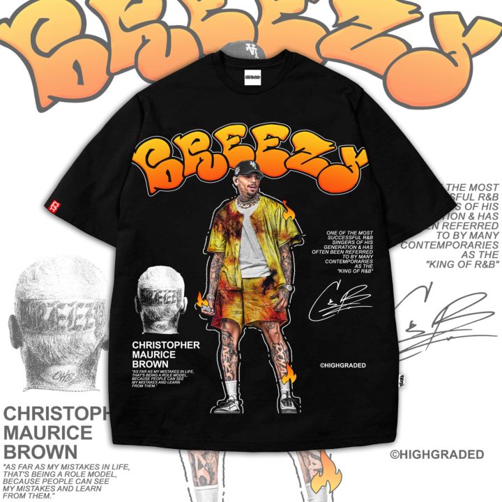 CHRIS BROWN - KING OF R&B - Breezy V4 - High Graded Clothing | Lazada PH