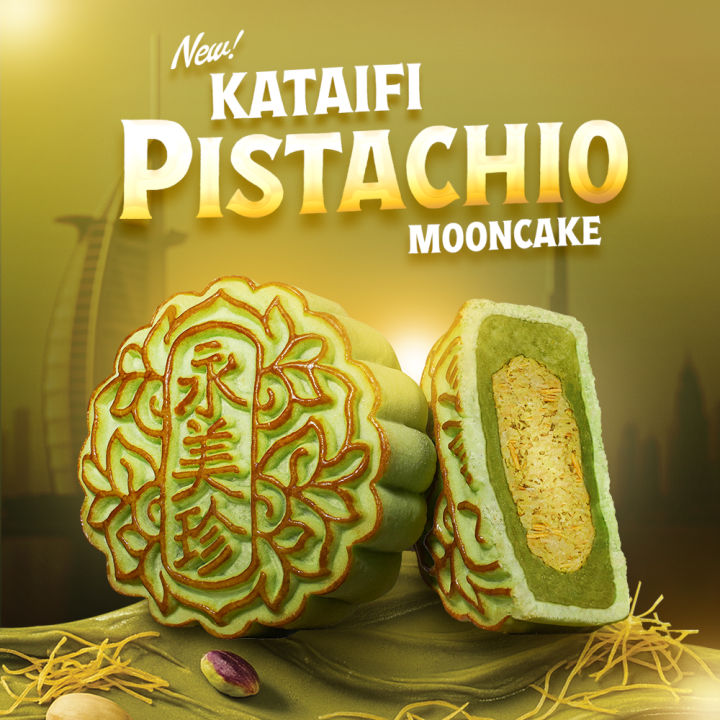 Eng Bee Tin Premium Pistachio Kataifi Mooncake New! | Lazada PH