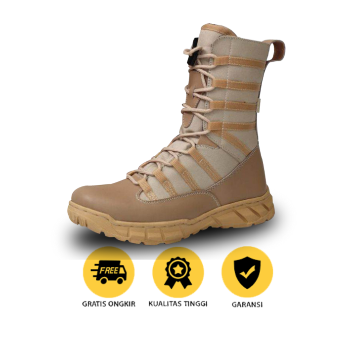 Sepatu pdl Ninja tactical gurun MILITERY Tni polpp dinas best quality ...
