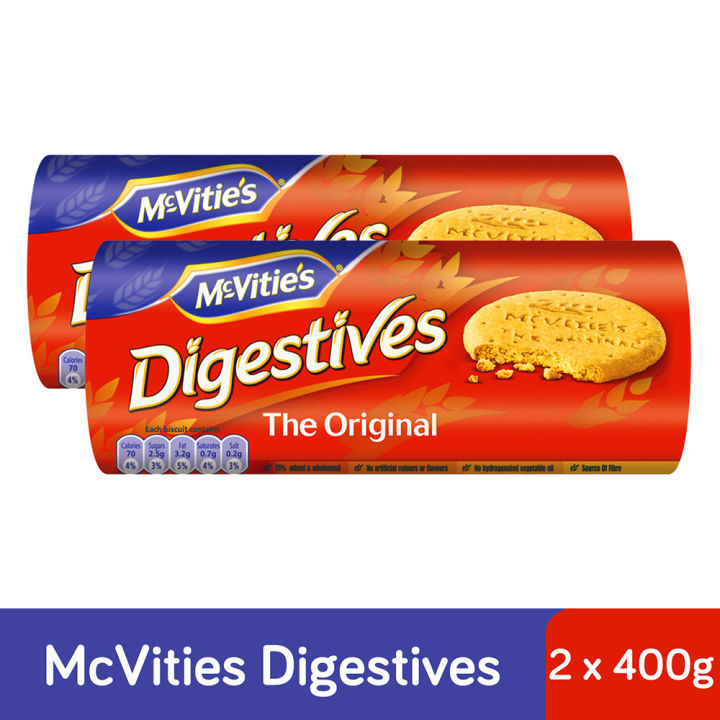 McVitie's Digestives Biscuits Jumbo (400g x 2) | Lazada