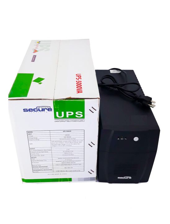 Secure UPS 5000VA Uninterruptible Power Supply | Lazada PH