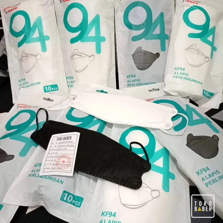 Masker KF94 EVO // Masker Wajah // Masker KF94 // Masker KF94 Korea ...