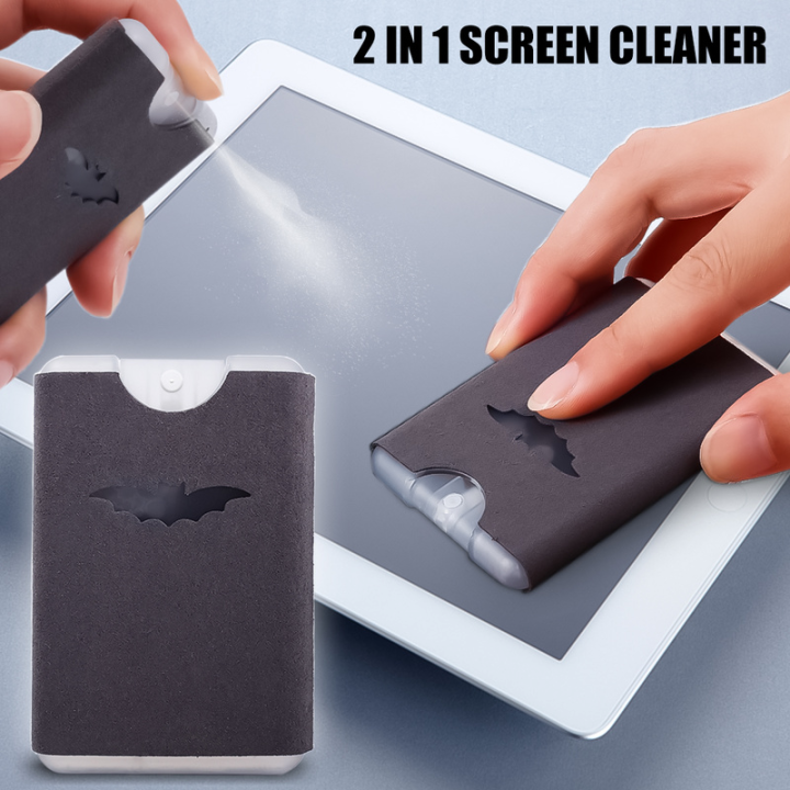 2 in 1 Screen Cleaner and Microfiber Cloth Touchscreen Mist Cleaner ...
