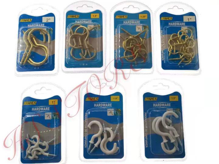 SUN AMES High Quality Hook Screw Type / Cup Hook (S8040, S8041, S8042 ...