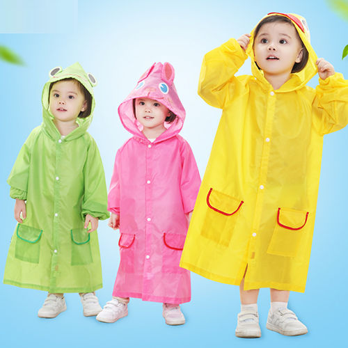 Kids Waterproof Raincoat For Boy Girl Children Cartoon Animal Style Rainwear Baby Cute Funny ...