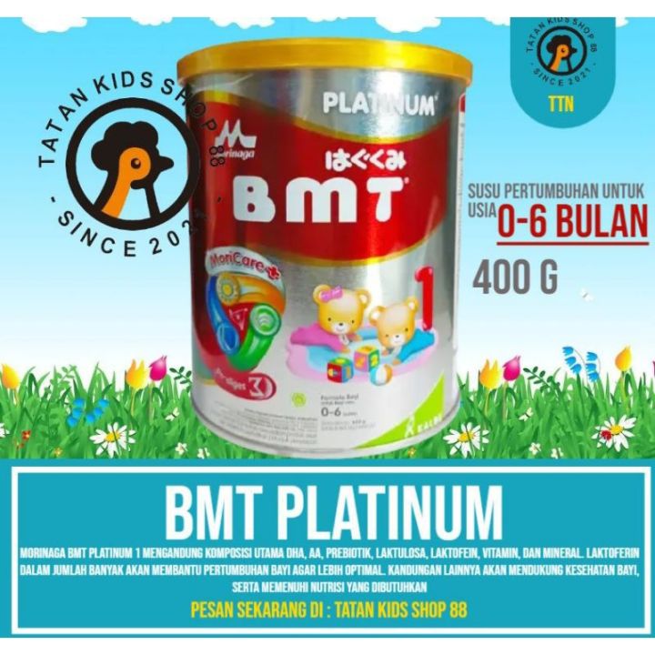 Morinaga BMT Platinum 0 6 bulan 800gr 400 gr Susu Formula Bayi Sufor tahap 1 Moricare Kaleng ...