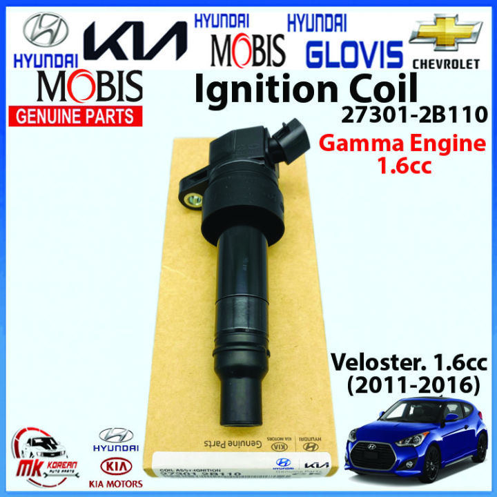 [GENUINE] Ignition Coil for Veloster(2011-2016). 1.6cc. Gamma Engine. 1 ...