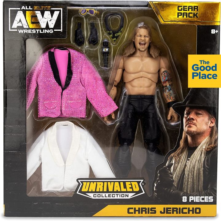 JAZWARES AEW Wrestling Unrivaled Collection Chris Jericho Gear Pack | Lazada PH