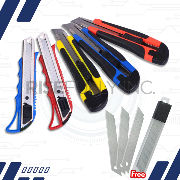 Risefully Plastic Shell Utility Knife Multi-function Handheld Cutter ...