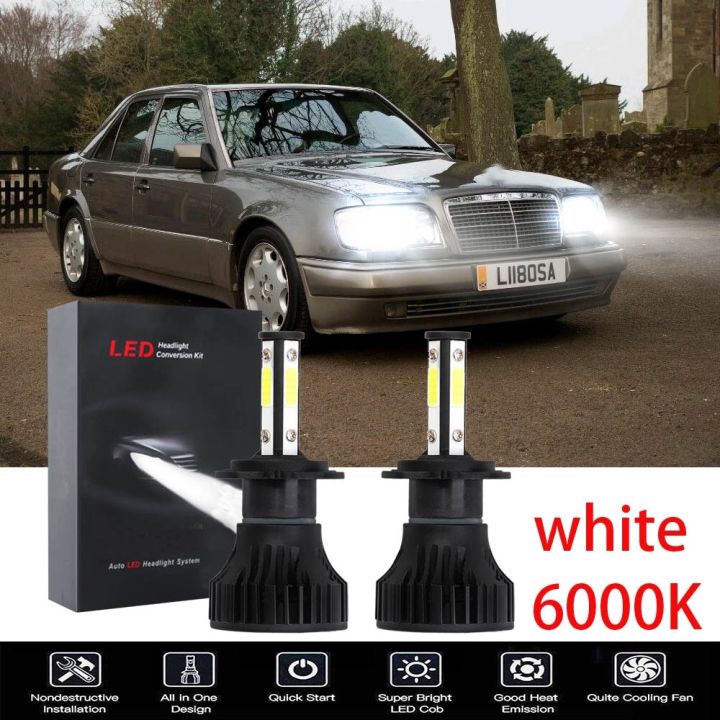 NEW For Mercedes W124 E Class 1993-1995 (Head Lamp) Combo Pack 6000K ...
