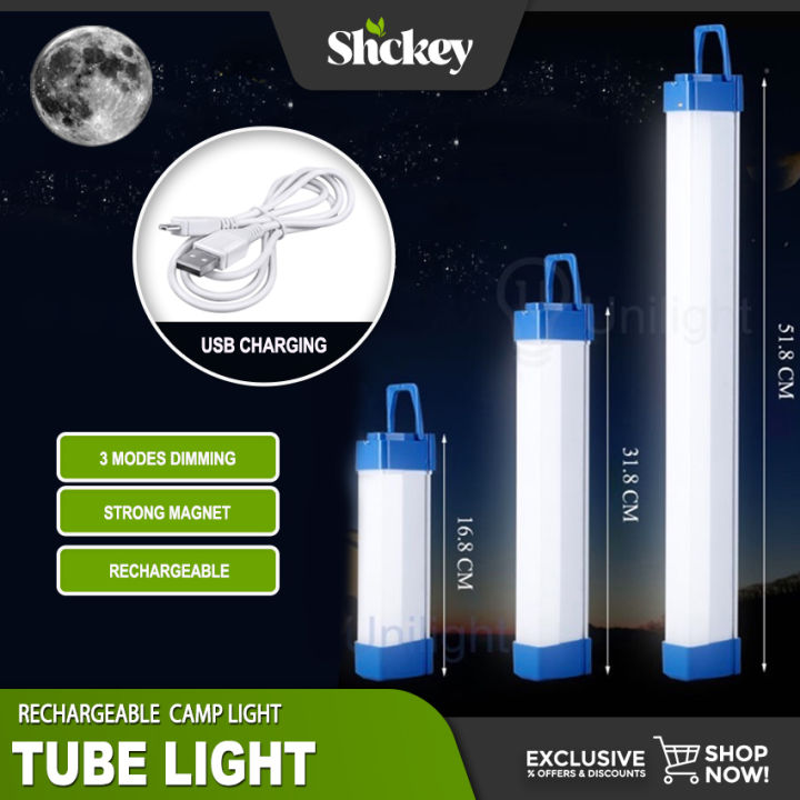 SCHKEY l Rechargeable LED Tube Light Bulb Rechargeable Lamp | Lazada PH
