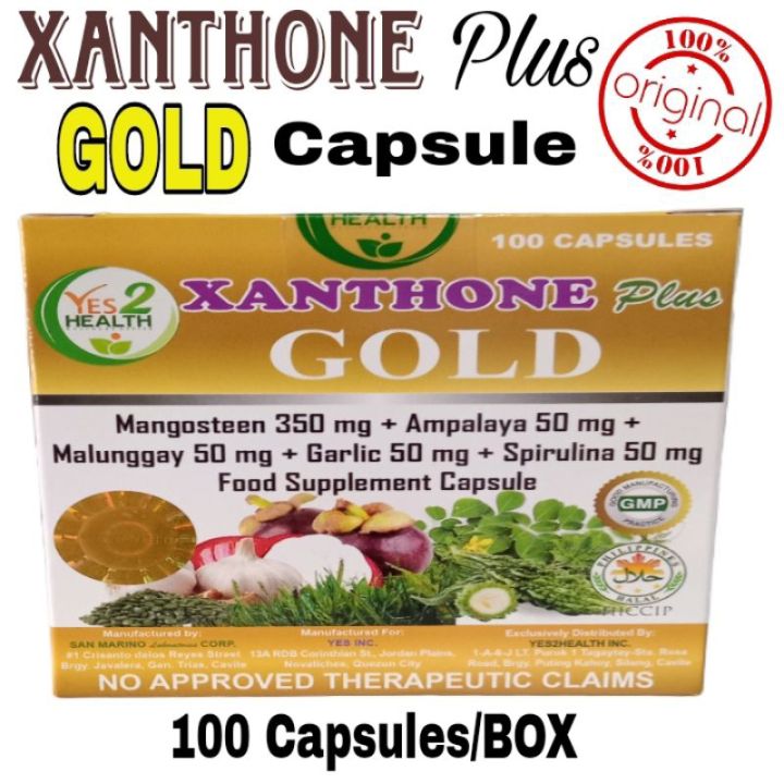 Xanthone Plus GOLD capsules (ORIGINAL!!!) | Lazada PH