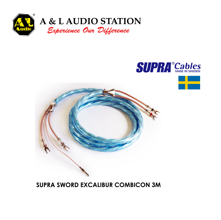 SUPRA SWORD EXCALIBUR SPEAKER CABLE 3M PAIR | Lazada
