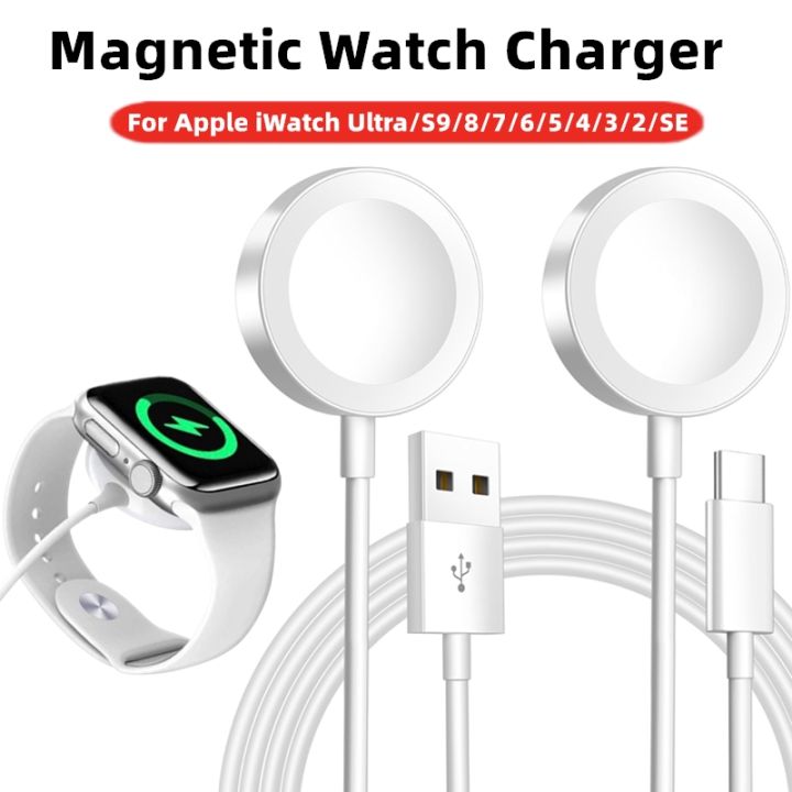 Magnetic Wireless Charger For Apple i Watch Ultra S9 8 7 6 5 4 3 2 SE ...