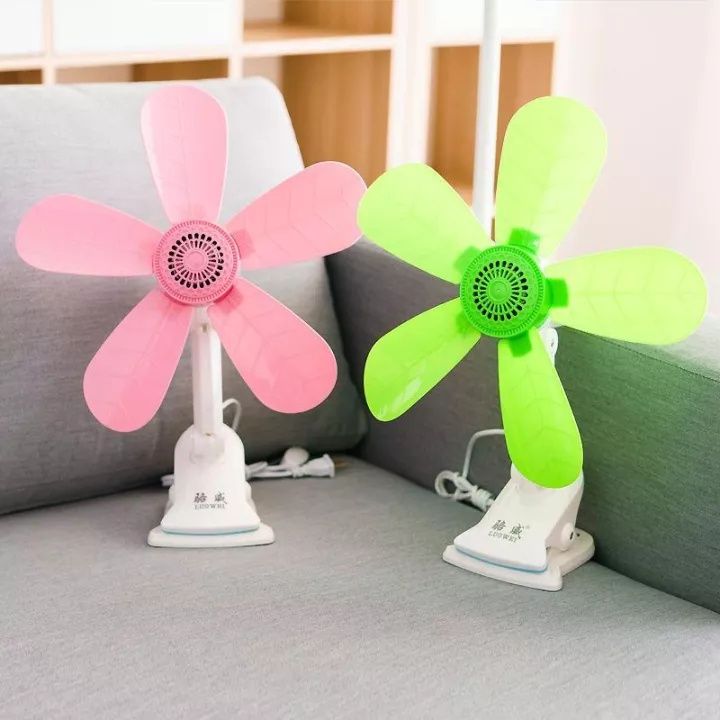 5 Blades Portable Electric Clip Fan Cooler Wall Fan Multifunction Table ...