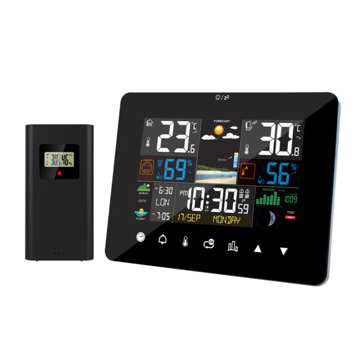 Smart Sensor Sunrise and Sunset Weather Station Multi-function Alarm ...
