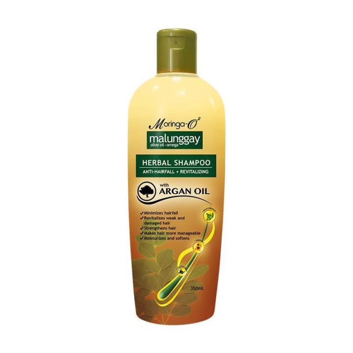 Moringa-O2 Malunggay Herbal Shampoo and Conditioner with Argan Oil ...