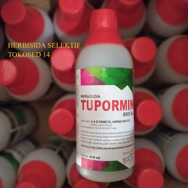 Herbisida TUPORMIN 865 SL 400 ml selektif untuk gulma daun lebar ...