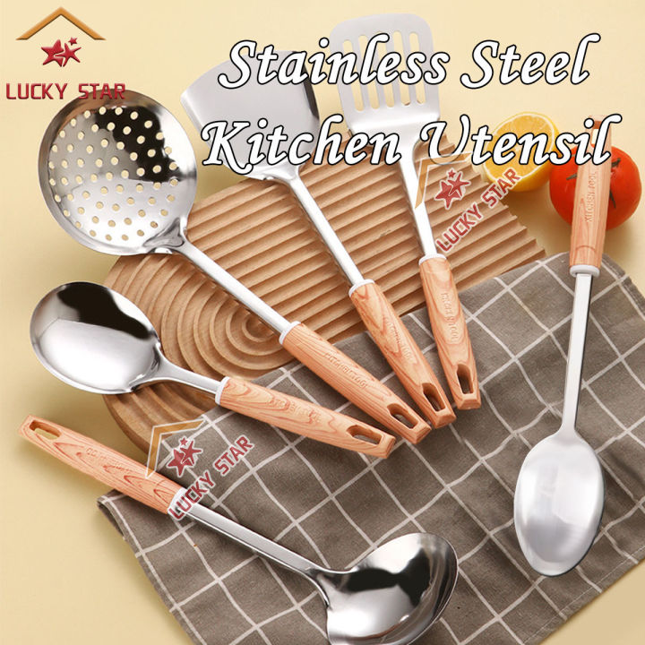 Unibest Kitchen Utensil Ladle Stainless Steel Sandok Rice Spoon Sianse ...