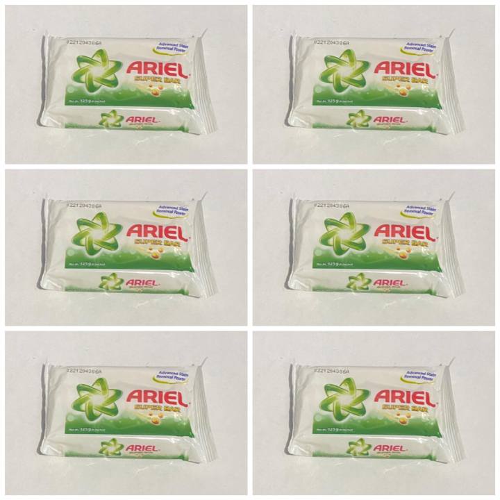 6pcs Ariel super bar 125g | Lazada PH