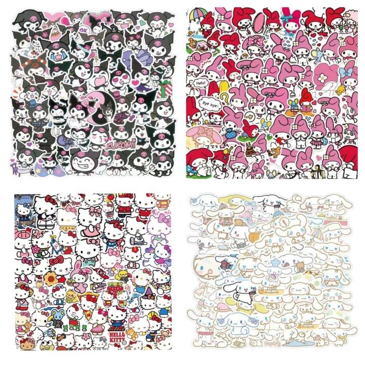 Set 50 Sticker Sanrio dễ thương trang trí sổ | Lazada.vn