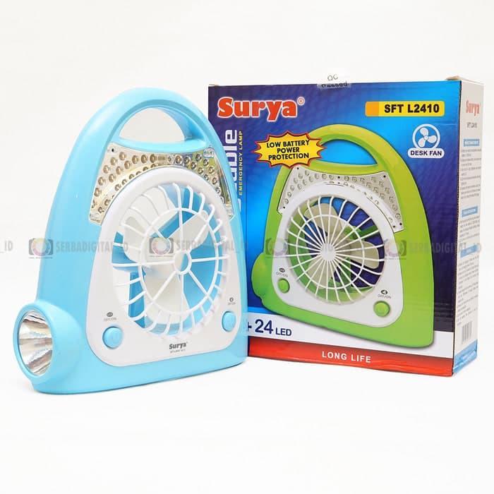 JNR-Kipas Lampu Darurat Emergency Lampu Rechargeable LED Surya SFT ...