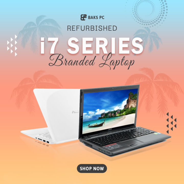 i7 series laptop • 8gb ram ( upgradable ) • 120gb SSD ( upgradable ...