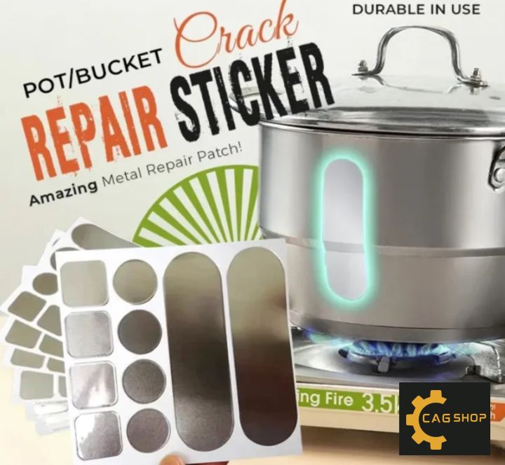 CAG Stainless Steel Patches Sticker Pratical Pot Repair Tape Kit ...