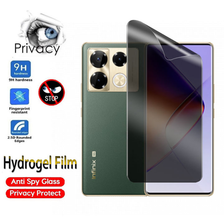 Privacy Screen Soft Hydrogel Film For Infinix Note 40 Pro Plus ...