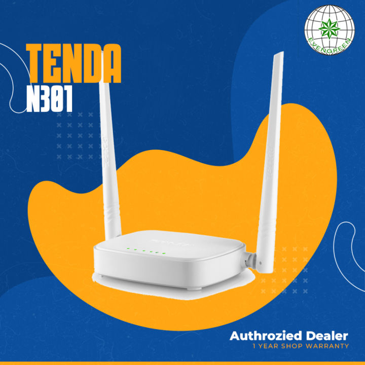 Tenda N301 Wireless N300 Easy Setup Wifi Router | Lazada PH