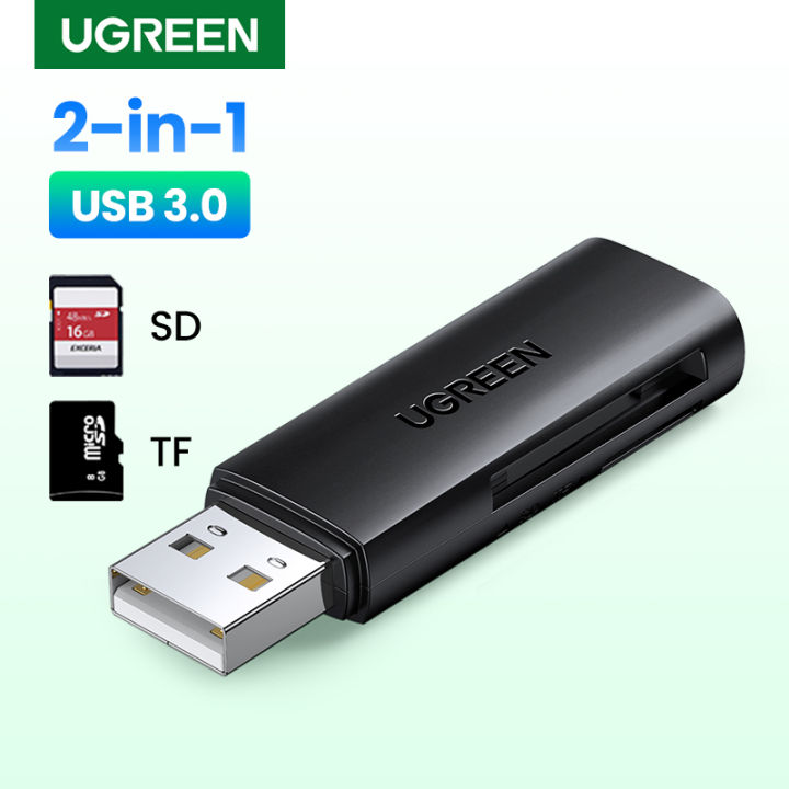 UGREEN Card Reader USB 3.0 to SD Micro SD TF Memory Card Adapter for ...