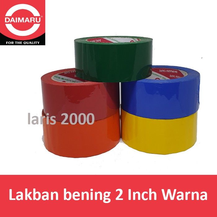 Lakban Bening / opp 2 inch daimaru Warna | Lazada Indonesia