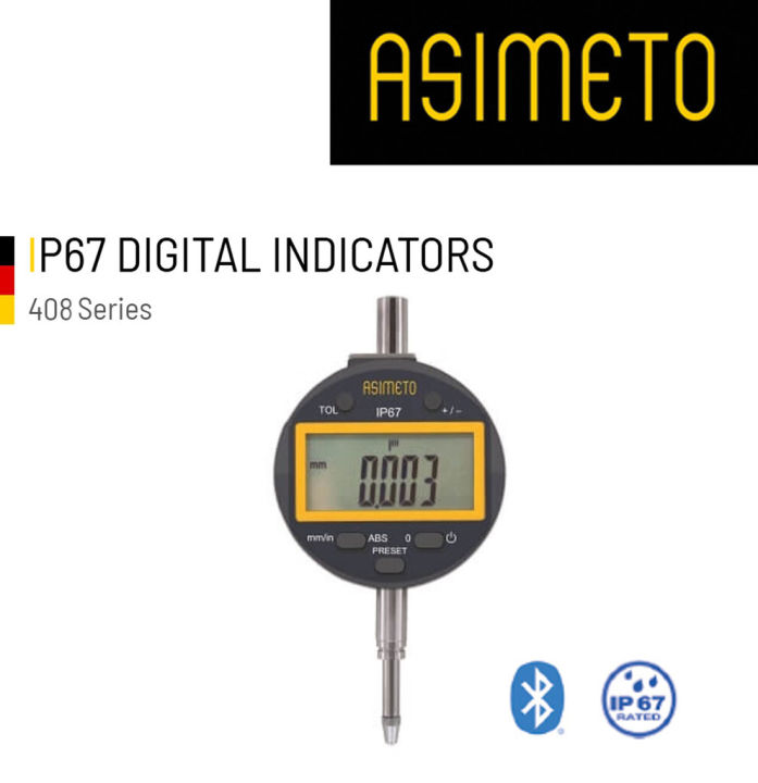 Asimeto ไดอัลเกจ DIAL GAUGE ไดอัลเกจ ดิจิตอล (Digital Indicator) กันน้ำ ...
