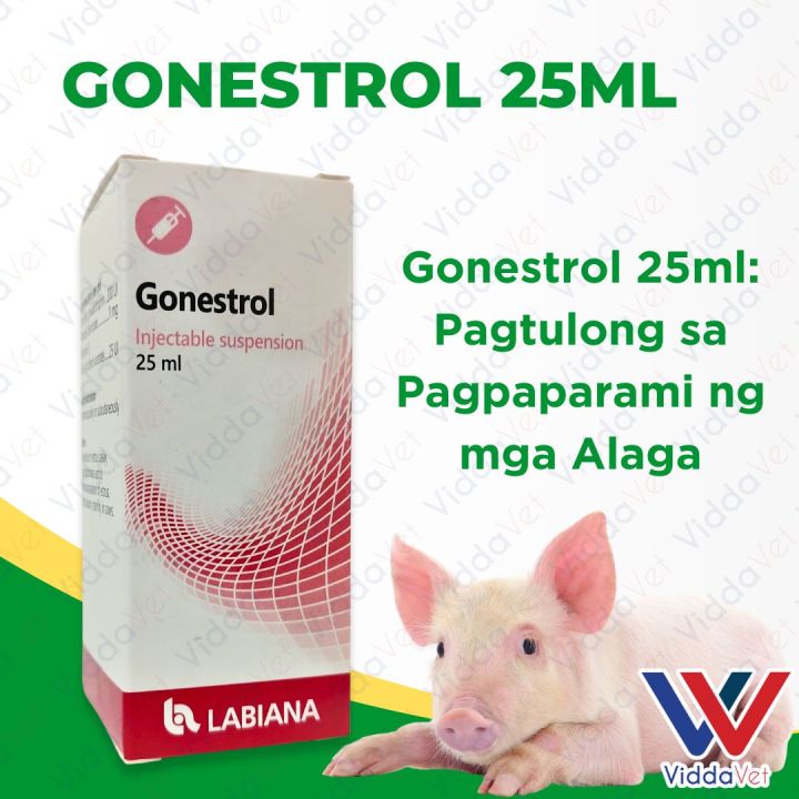 Gonestrol 25ml: Hormonal Solution for Pigs and Sows | Lazada PH