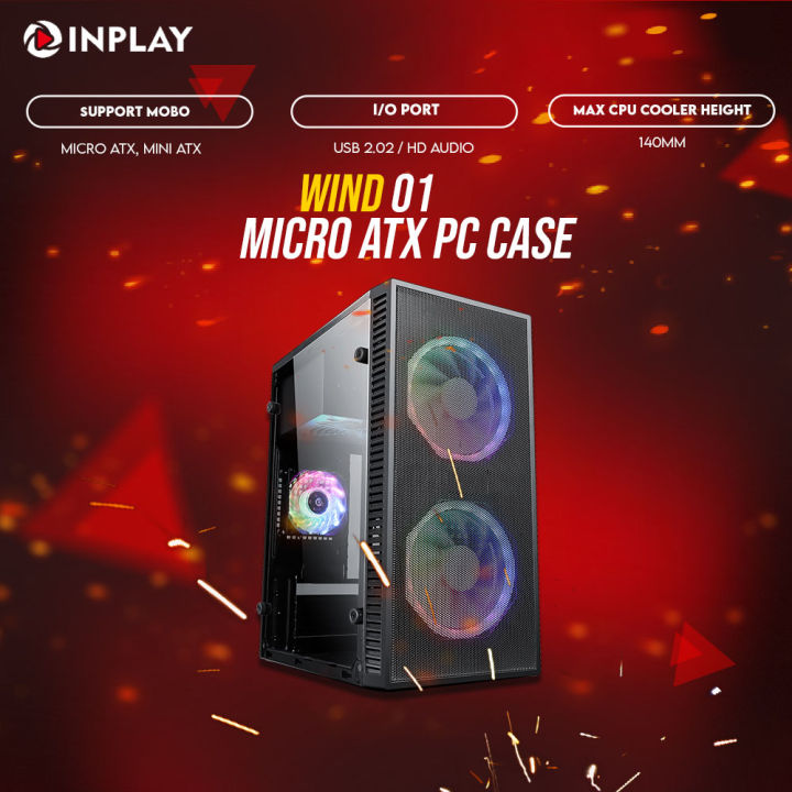 Inplay Wind 01 | Micro ATX PC Case | Inplay by EJD | Lazada PH