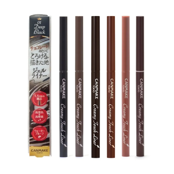 Canmake Tokyo Creamy Touch Liner Waterproof Eyeliner Long-Lasting Gel ...