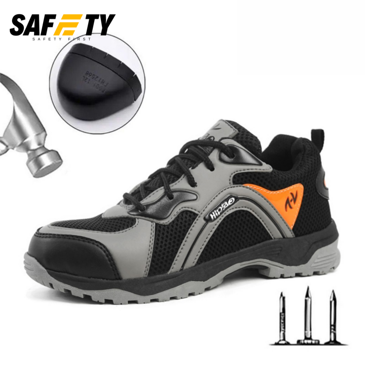 Sepatu safety pria ujung besi proguard jogger original kerja lapangan ...