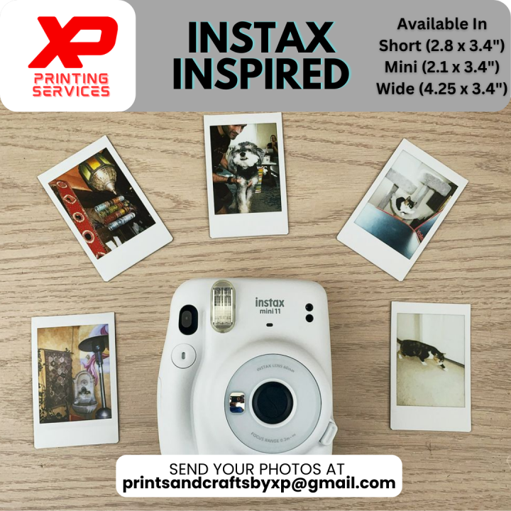 Personalized Instax Mini Inspired Printed Photos | Lazada PH