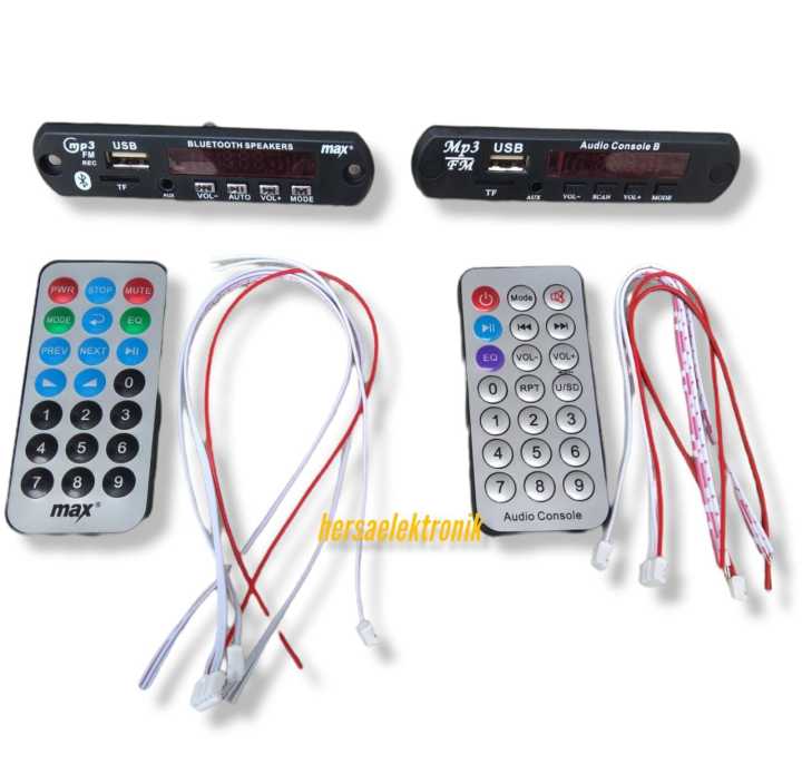 kit modul MP3 USB Bluetooth mp3 + Recorder dan Audio Console | Lazada ...