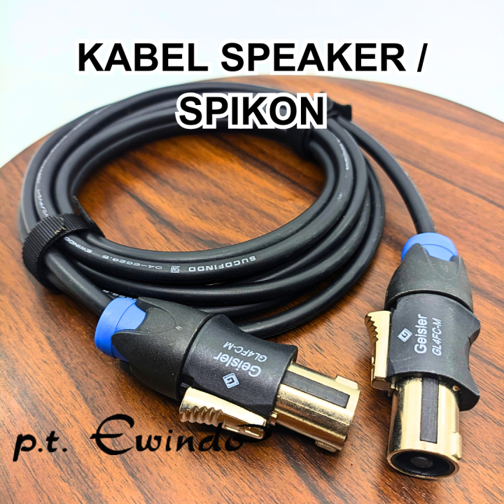 Kabel Spikon to Spikon / Kabel Speaker Dua Spikon Kabel Sinar-GEISLER ...