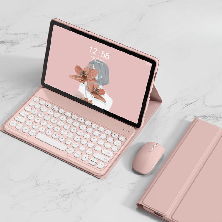 Magnetic Wireless Bluetooth Folio Keyboard Mouse Cover for Lenovo Tab ...