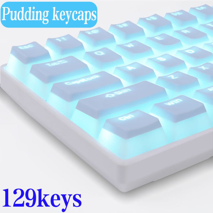 【Hottest Trends】 129Keys Pudding Keycap OEM ABS Set Key Cap Ergonomic ...