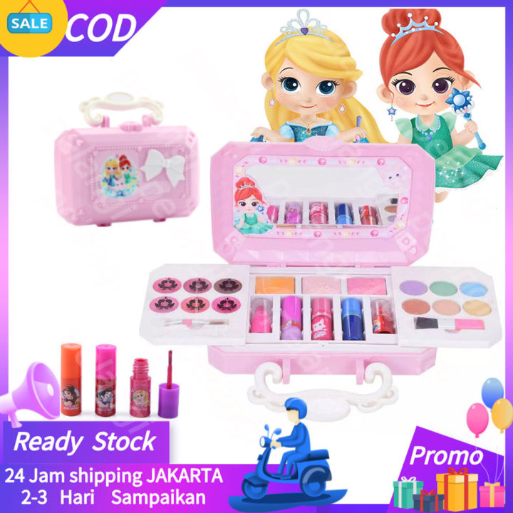 Kit Mainan Makeup Anak Perempuan Mainan rias Rias Wajah untuk anak ...