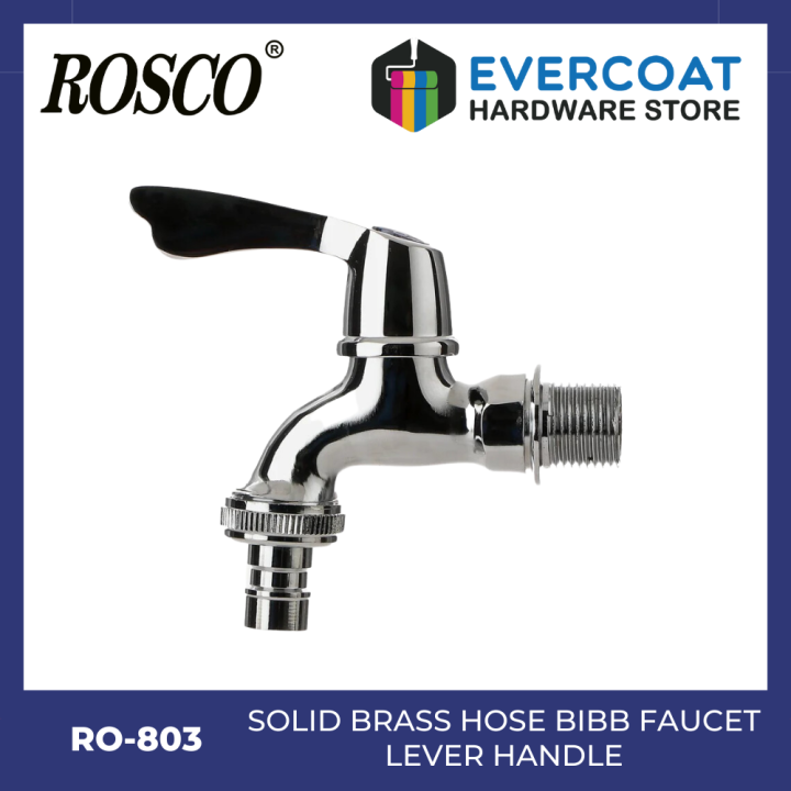 RO-803 Rosco Solid Brass Hose Bibb Faucet Lever Handle | Lazada PH