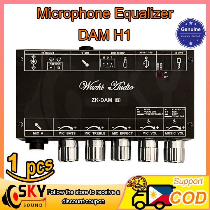 SKYSOUND ZK-DAM H1 Karaoke Microphone Reverberation board With USB ...